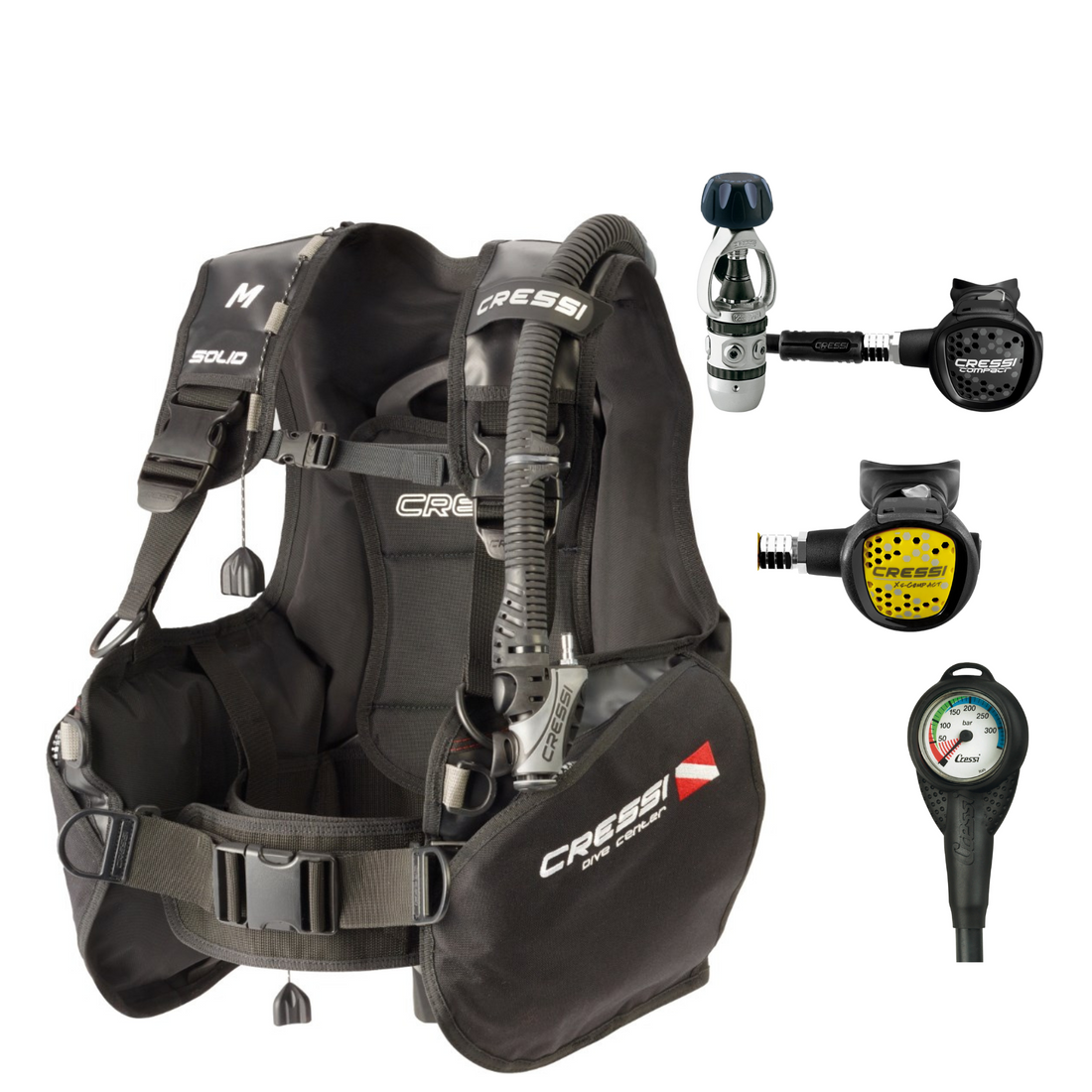Cressi Solid BCD | AC2 Compact Package